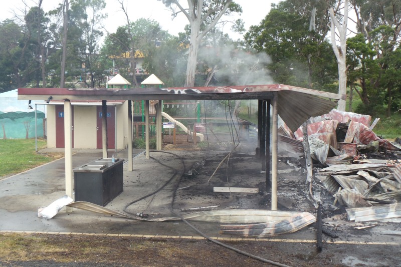 The Shack has burnt down overnight! 22 nd October 2015